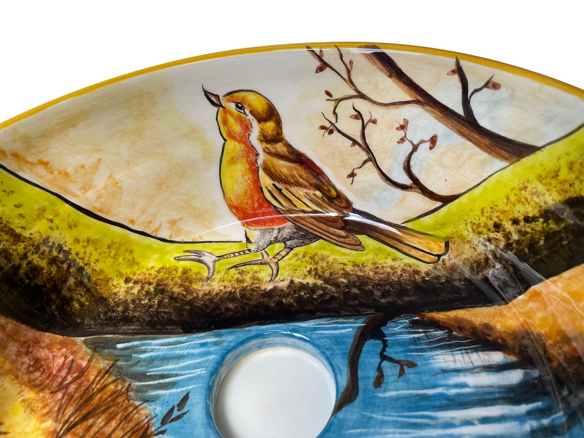 Bathroom Vanity Vessel Sink Bird Washbasin Half Bathroom - Etsy