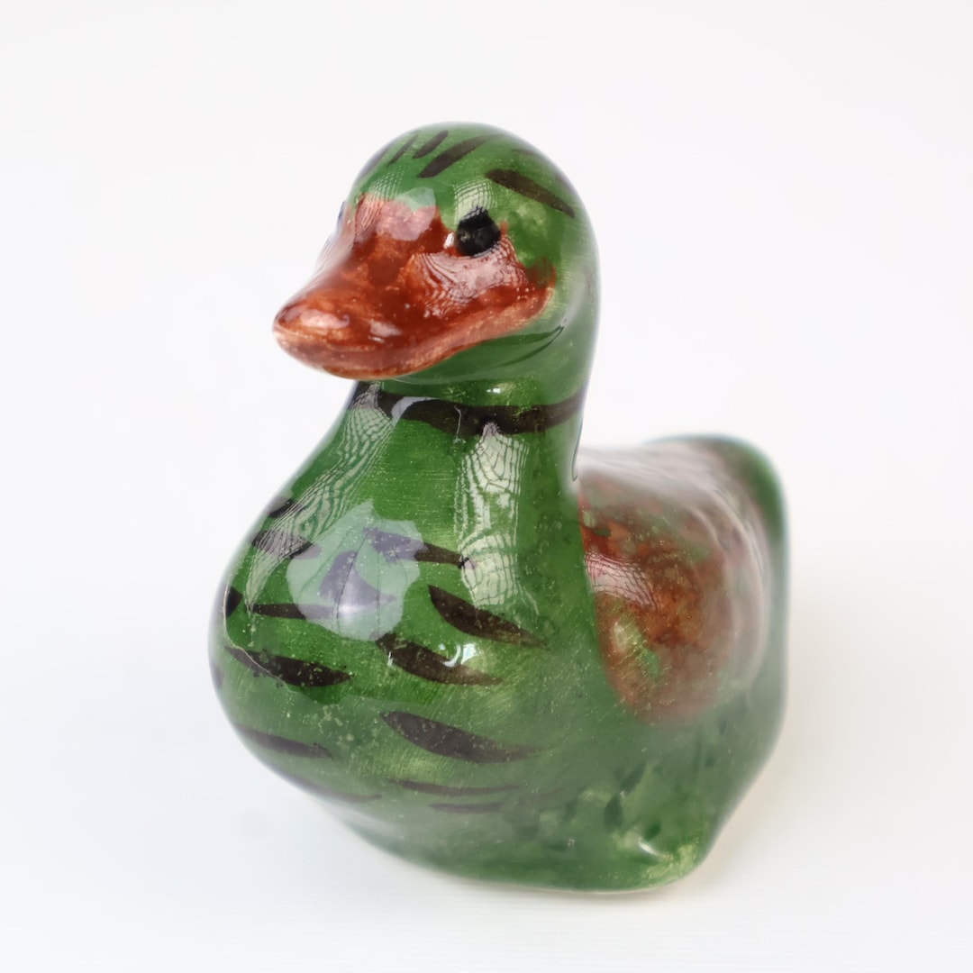 Duck Sculpture, Duck Statue Figurine, Animal Bust & Figurine, Ceramic ...
