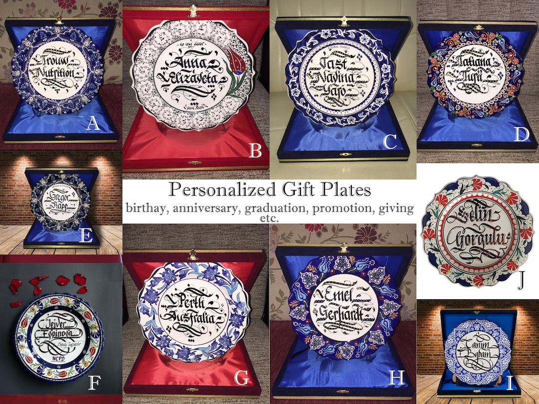 Personalized Promotion Presentation Plates & Trays, Birthday ...