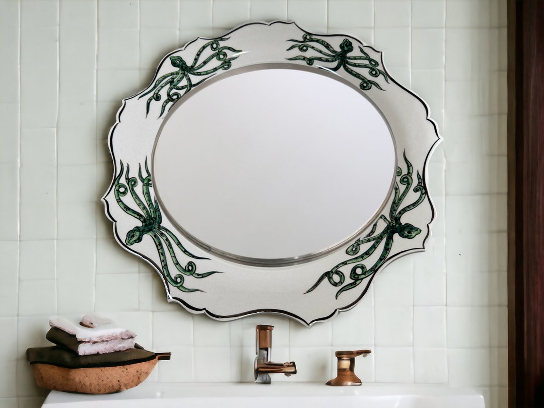 Decorative Bathroom Vanity Mirrors, Landscape Mirror, Wall Hanging ...