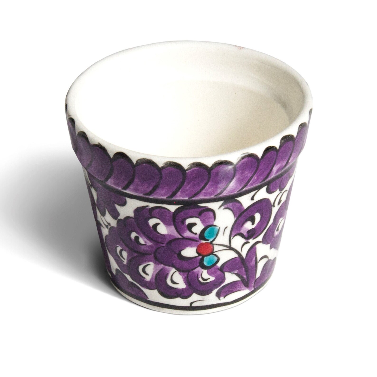 Geometric Cylinder Ceramic Pot Planter Flower Pot Fractal - Etsy