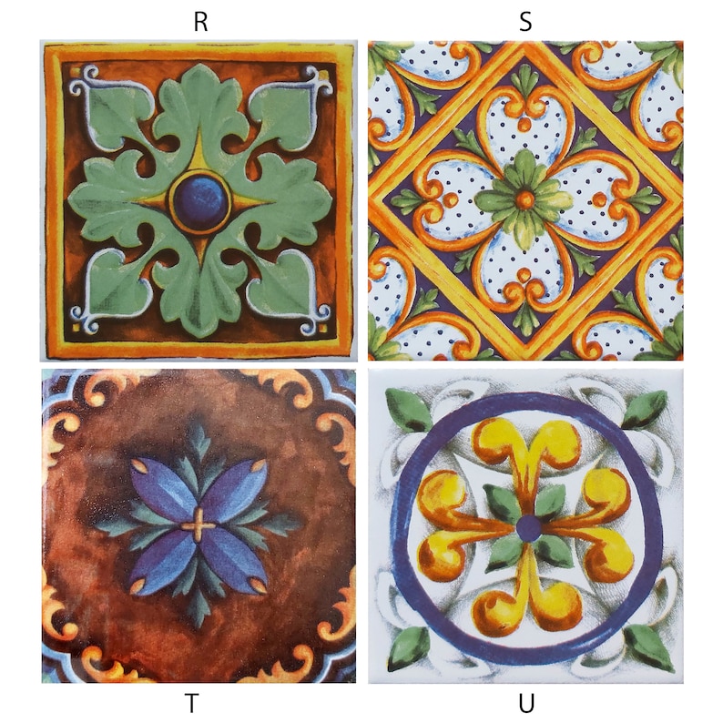 27 Different Unique Design Porcelain Spanish Tile, Tile Orientile ...