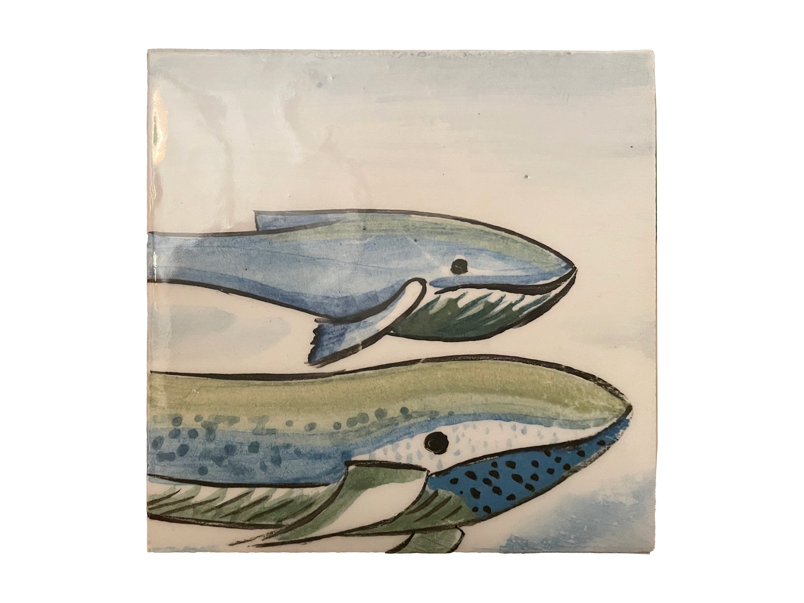 10x10 Cm Sea and Beach Themed Ceramic Tile, Backsplash Accent Ceramic ...