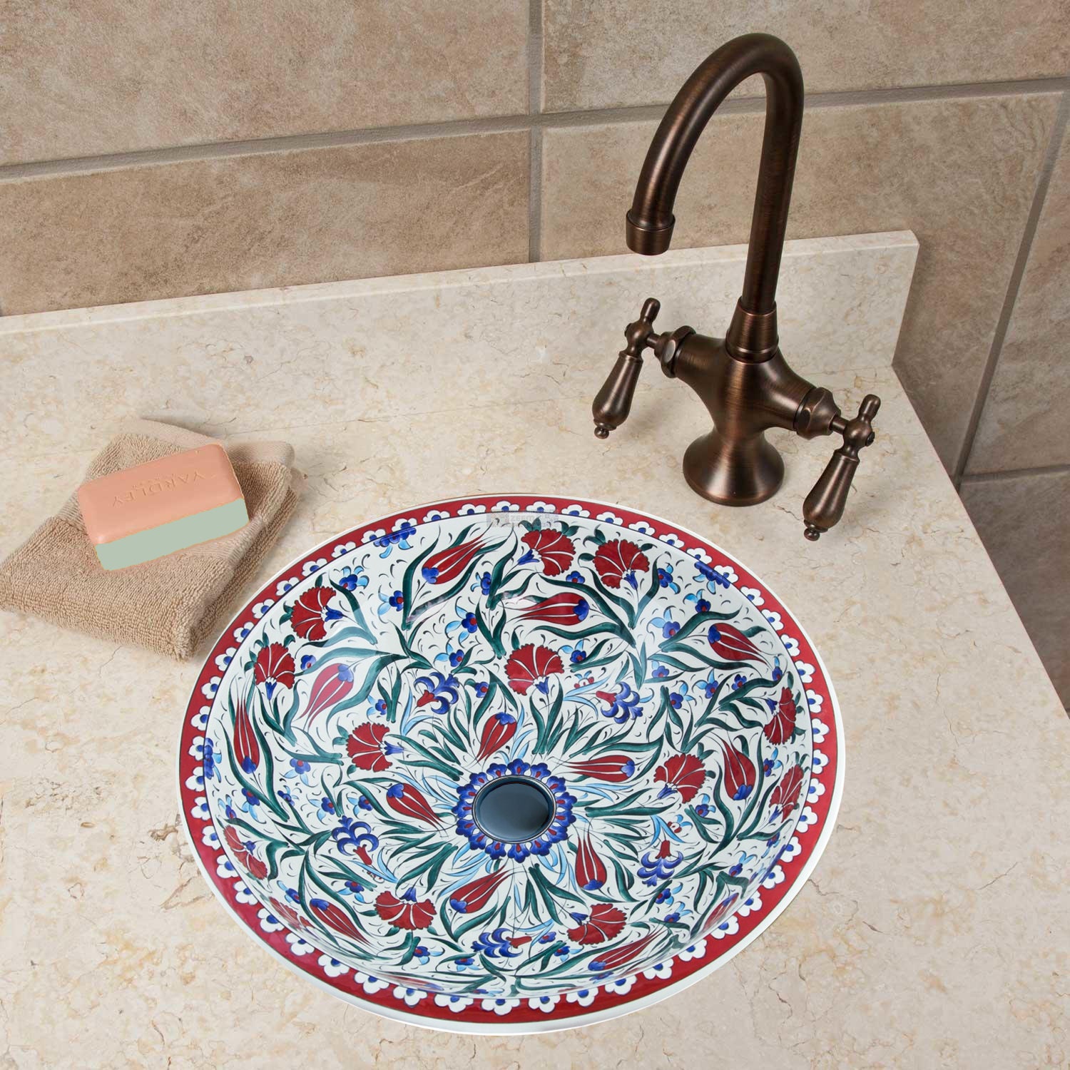 Sink Countertop Basin Ceramic Washbasin Decorative Bathroom - Etsy
