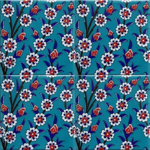 4x Decorative Ceramic Tile 2020 Cm, Bathroom Tile, Room Wall Tile ...