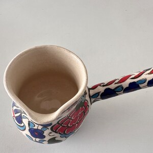 Turkish Coffee Pot, Turkish Greek Arabic Coffee Pot With Ceramic Handle ...