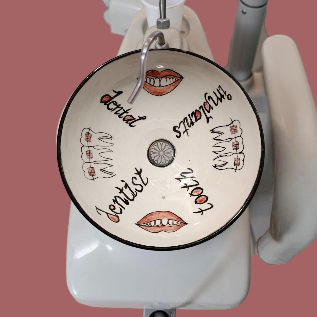 Dental Ceramic Spit Basin Dentist, Dentistry Inspired Ceramic Vessel ...