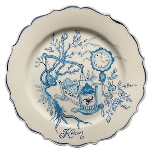 Personalized Hand Painted Ceramic Birthday Plate, Special Occasion ...