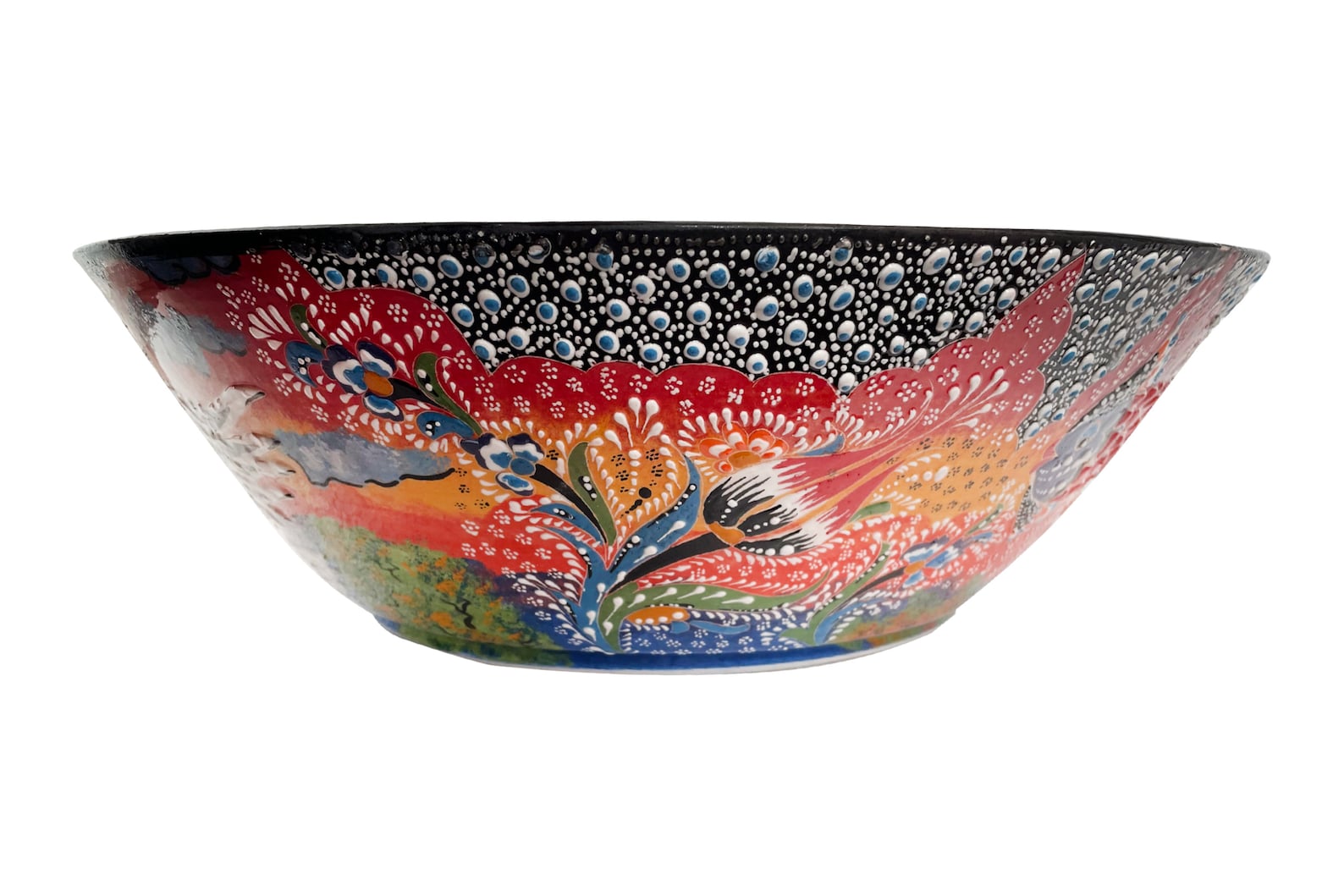 Ceramic Embossed Sink Bathroom Vessel 3D Sink Above - Etsy