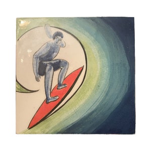 10x10 Cm Sea and Beach Themed Ceramic Tile, Backsplash Accent Ceramic ...