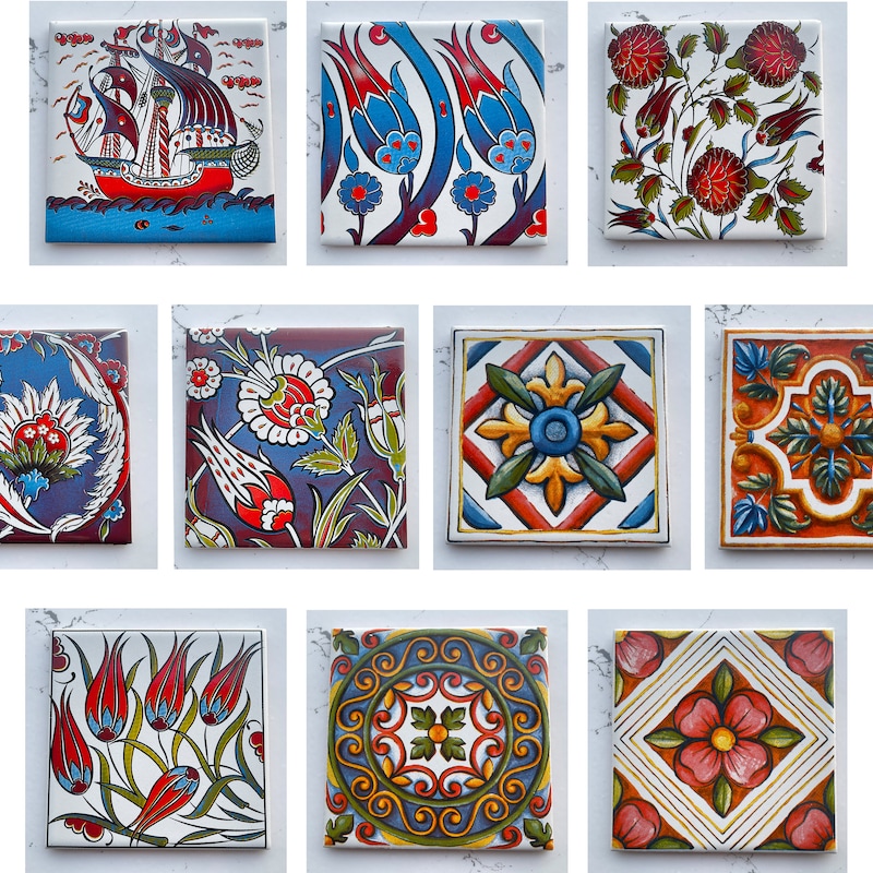 Moroccan Coasters - Etsy