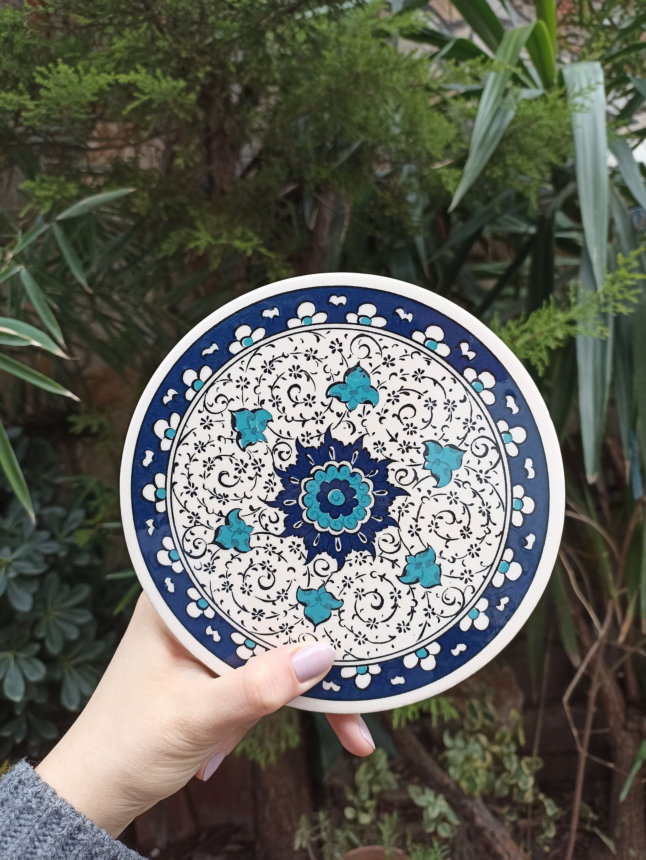 Cooking Ceramic Trivet for Hot Dish, Turkish Ceramic, Teapot Trivet ...