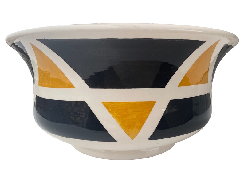Bathroom Vessel Geometric Sink, Art Sink, Ceramic Countertop Basin ...