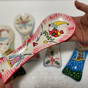 Christmas Spoon Rest Gift, Xmas Kitchen Gift, Stove Rest, Flower Spoon ...