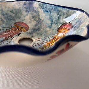 Bathroom Jellyfish Vessel Sink Basin, Master Bath Countertop Basin ...