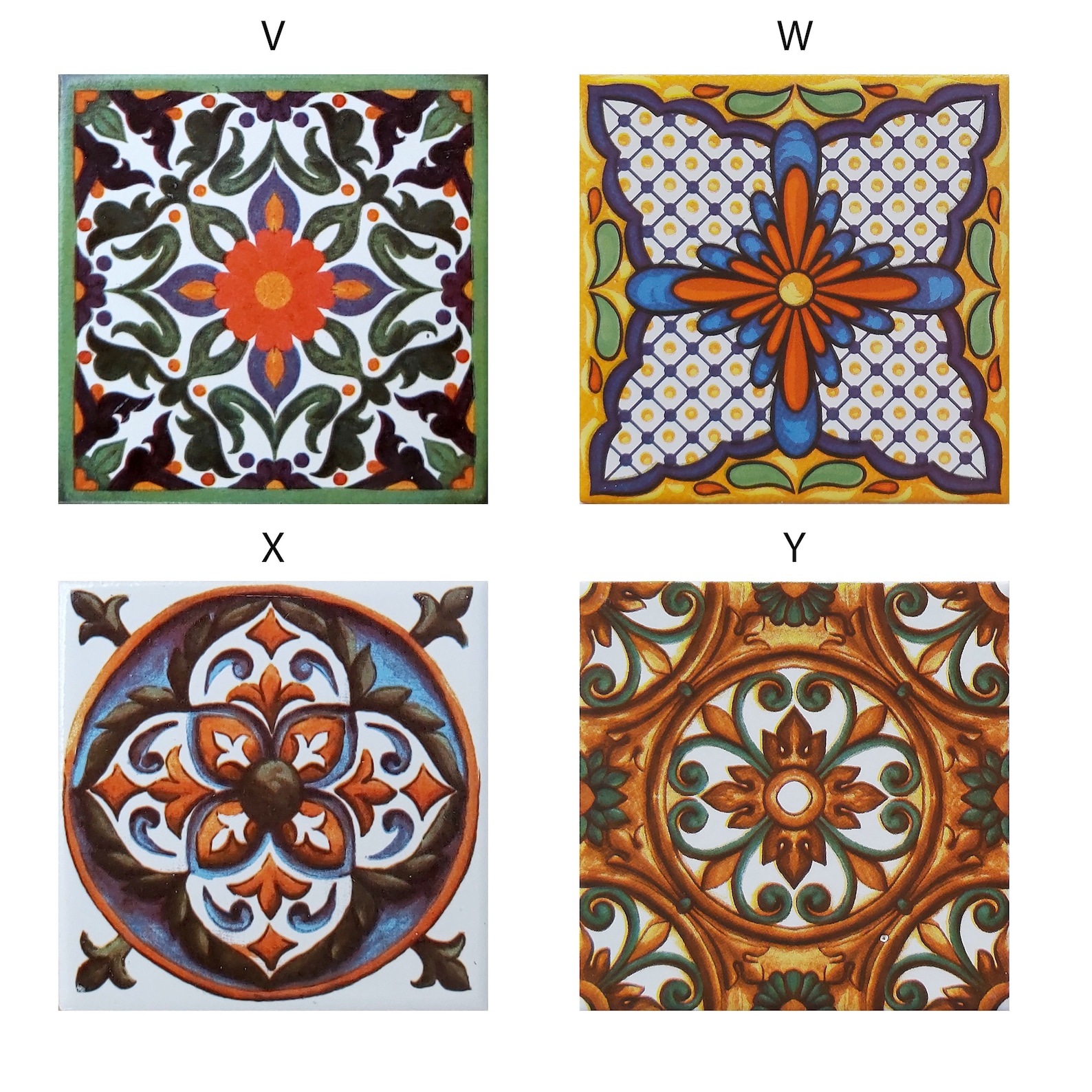 27 Different Unique Design Porcelain Spanish Tile, Tile Orientile ...