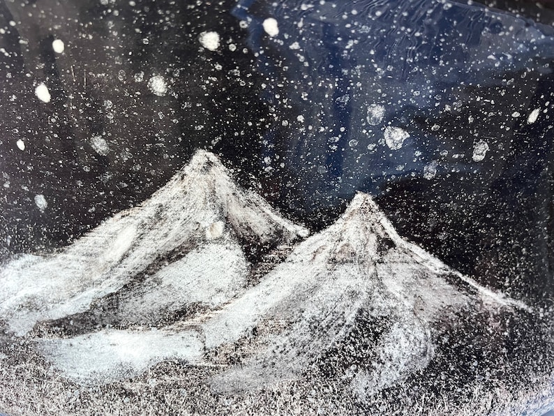 Bathroom Unique Night & Moon Washbasin, Ceramic Vessel Sink, Above ...