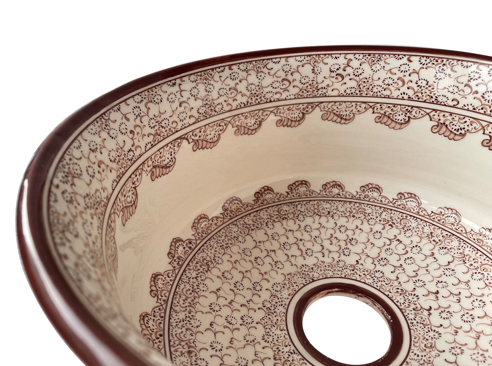 Ceramic Unique Wash Basin Bathroom Vessel Sink Above | Etsy