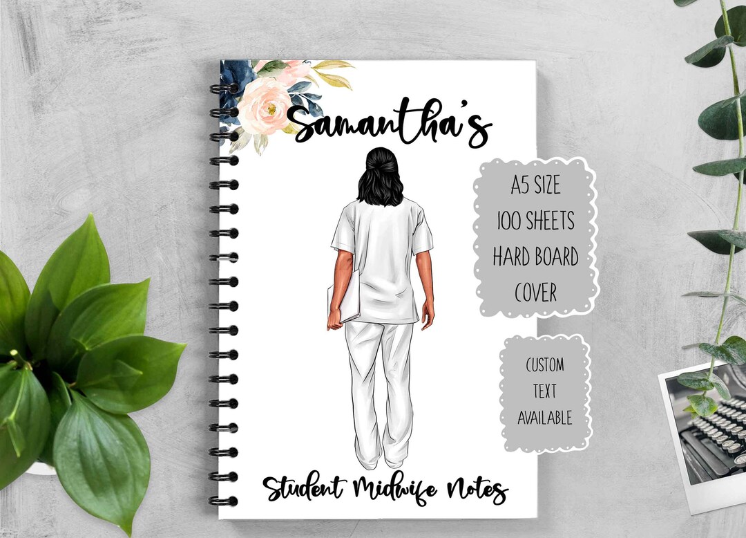 Personalised Student Nurse Notes Notebook, Trainee Nurse Gift ...