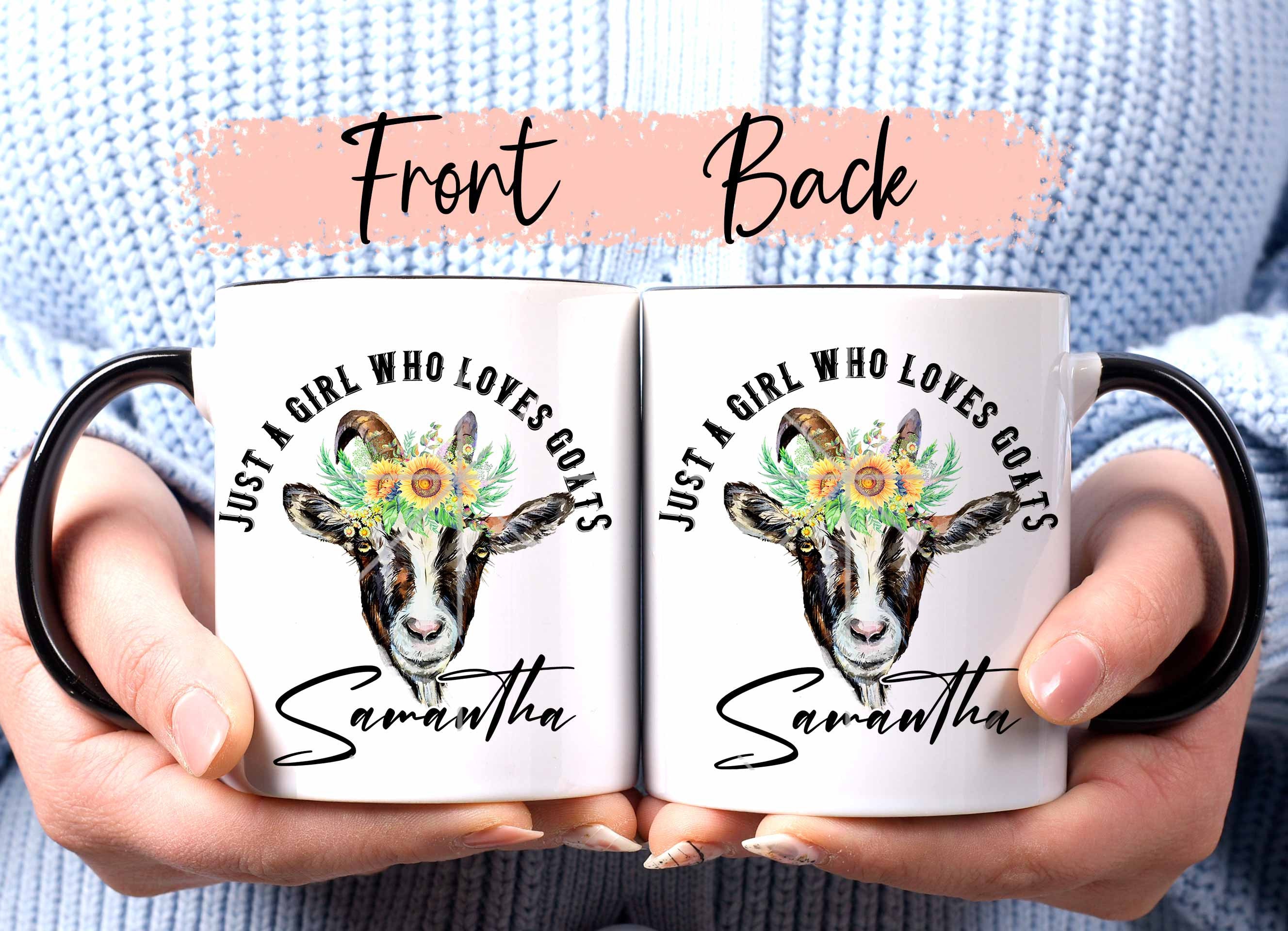 Goat Mug Goat Coffee Cup Personalized Goat Coffee Mug for - Etsy