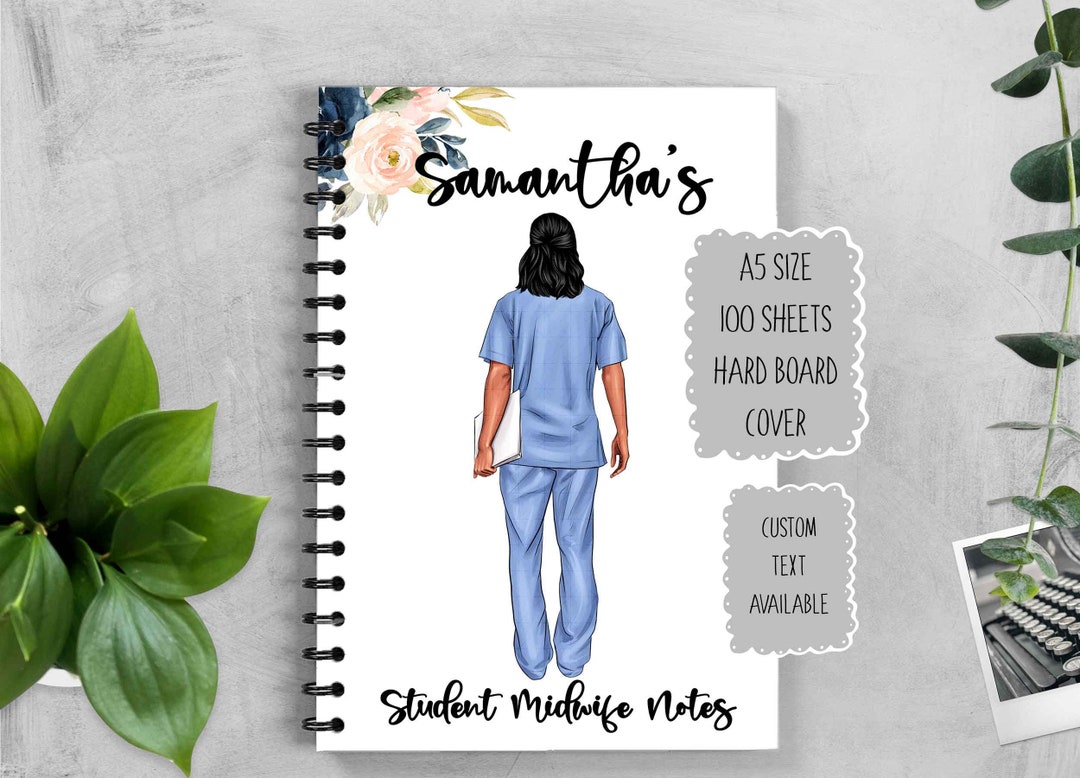 Personalised Student Nurse Notes Notebook, Trainee Nurse Gift ...