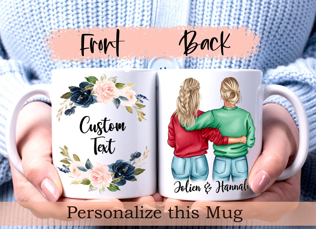 Custom Best Friends Mug Personalized Soul Sisters Mug Bestie Mug ...