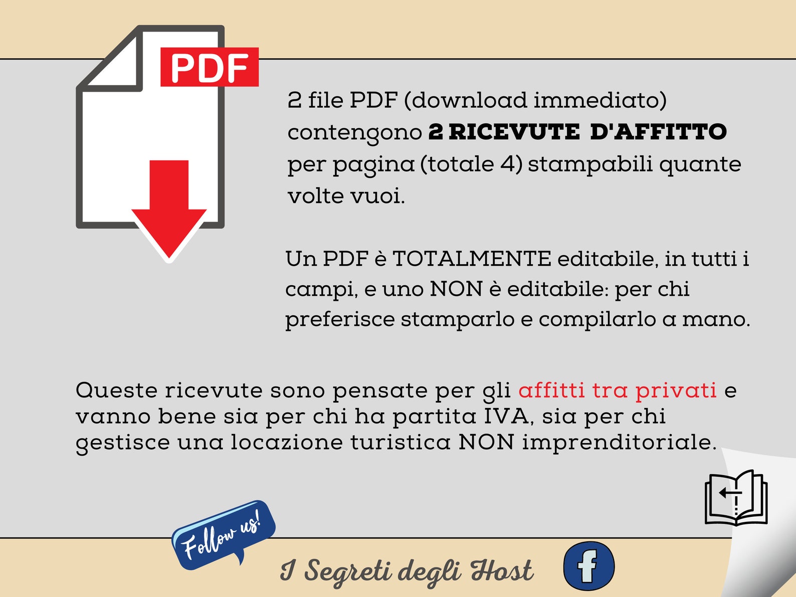 RICEVUTA AFFITTO - Etsy Italia