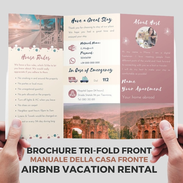 Airbnb Rental Flyer - Etsy