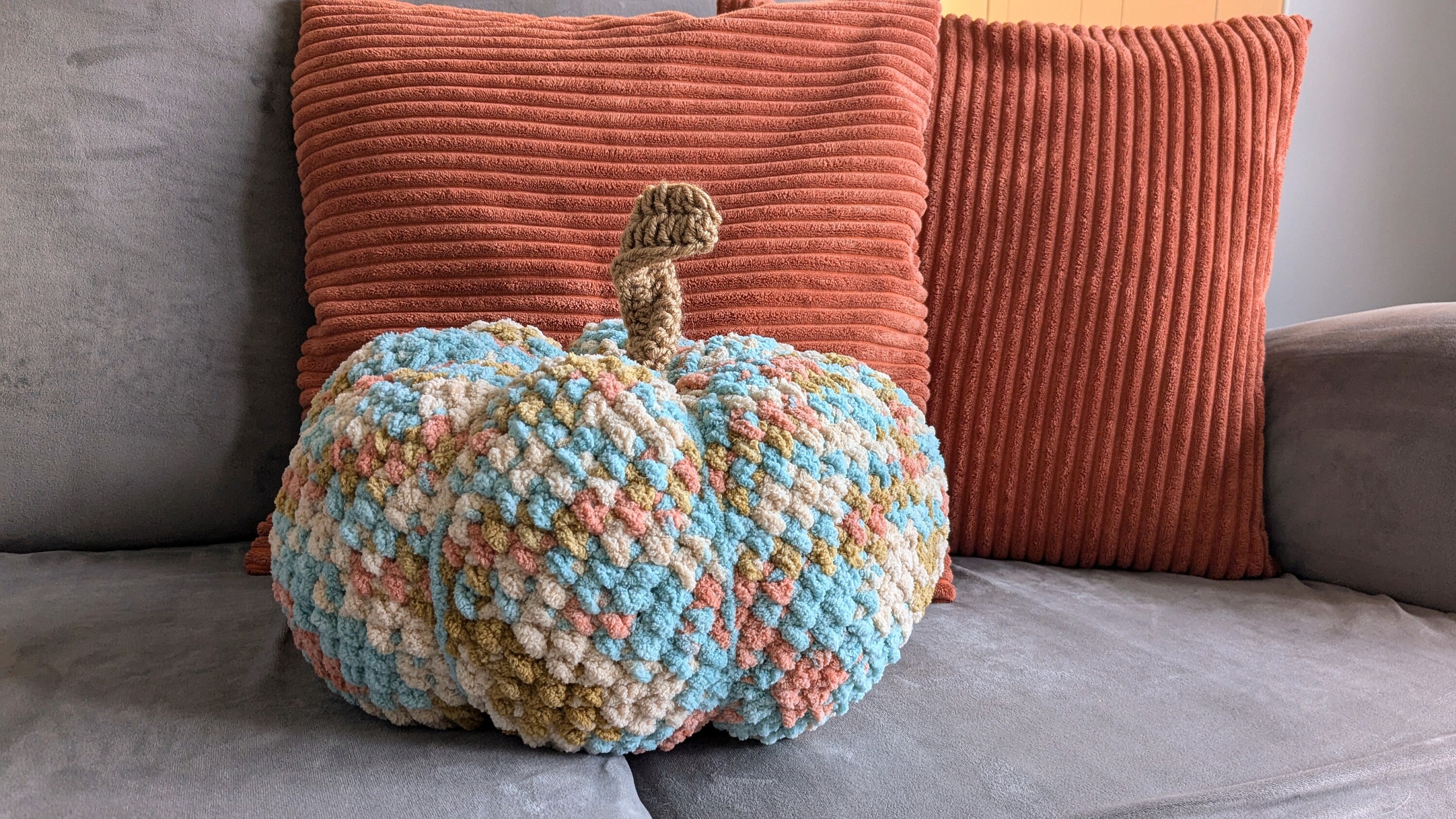 Life-sized Pumpkin Pillow, Soft, Multi Colored - Etsy