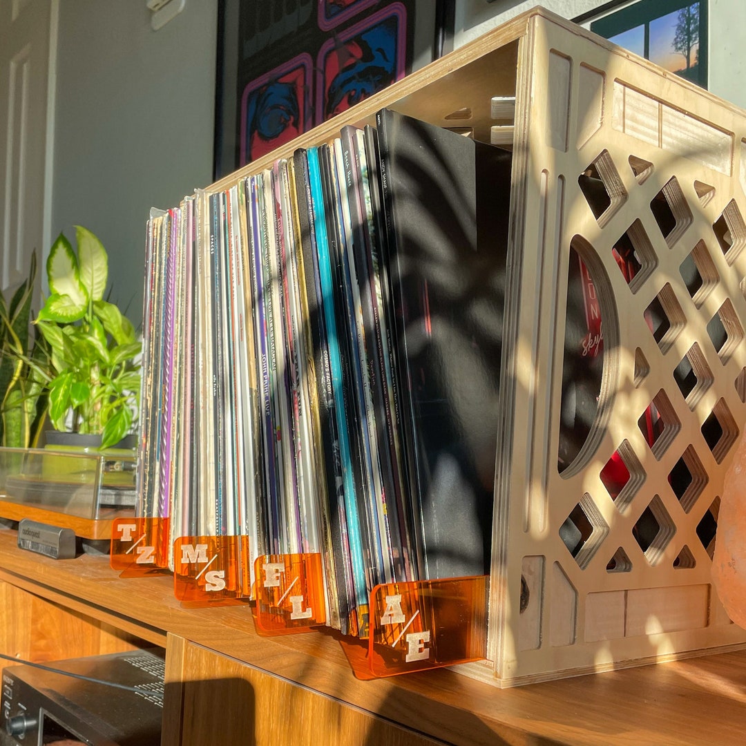 Customizable Vinyl Record Dividers A-Z Alphabetical Range Groovy Album ...