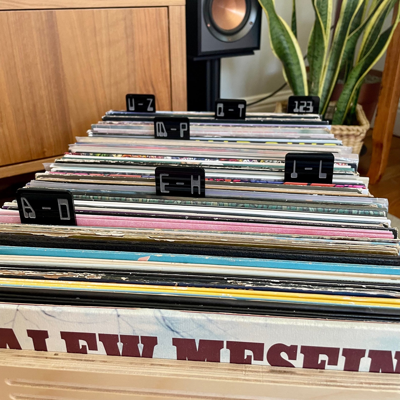 Customizable Vinyl Record Dividers A-Z Alphabetical Range - Etsy