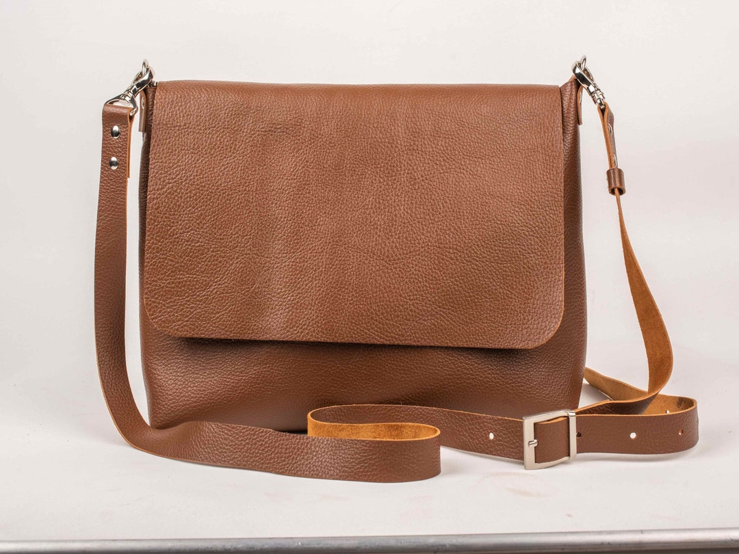 Womens Cross Body Soft Leather Purse, Messenger Crossover Satchel Bag ...