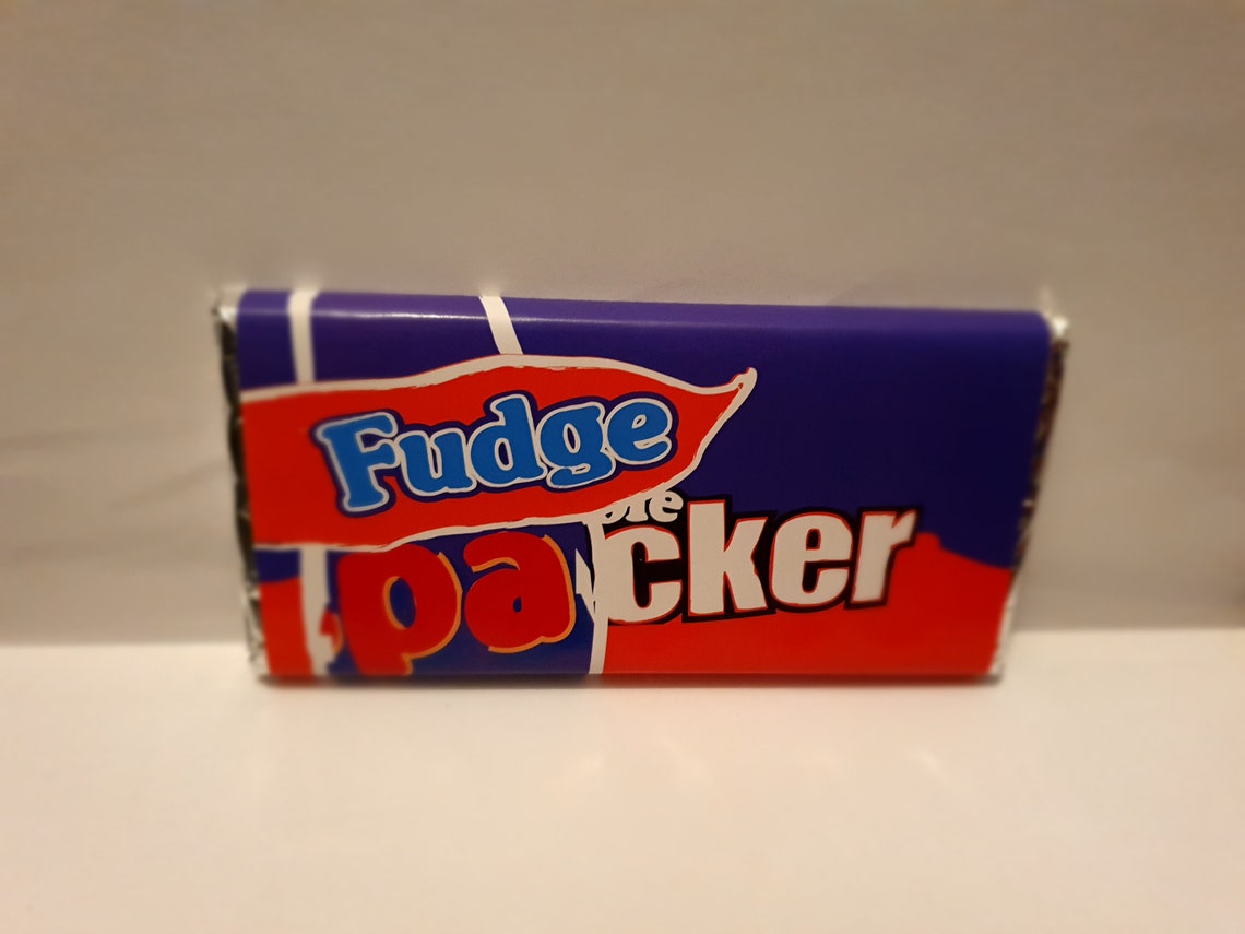 Fudge packer Adult Content Rude novelty 100g belgian milk | Etsy