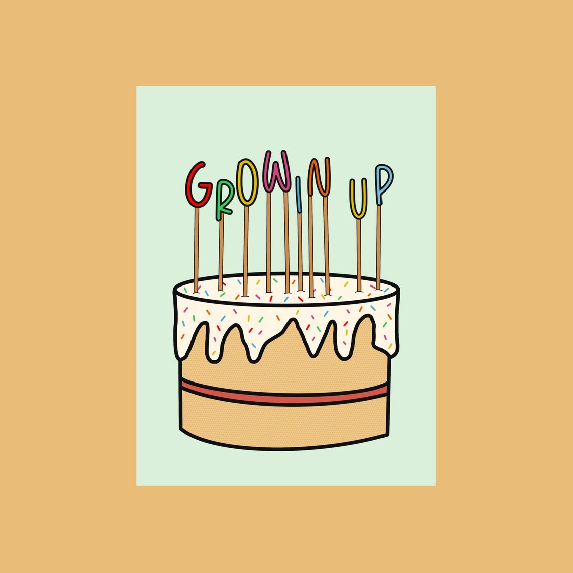 Growin’ Up//bruce Springsteen Birthday Card - Etsy