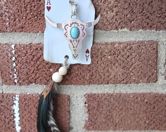 Card Car Charm, Western Car Charms, Rearview Mirror Charm - Etsy