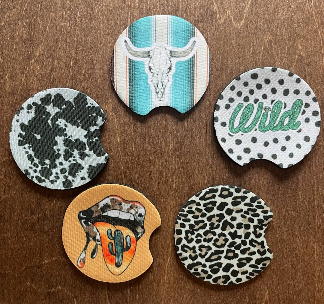 Custom Car Coasters #2, Neoprene Coasters, Cute Coasters, Western ...