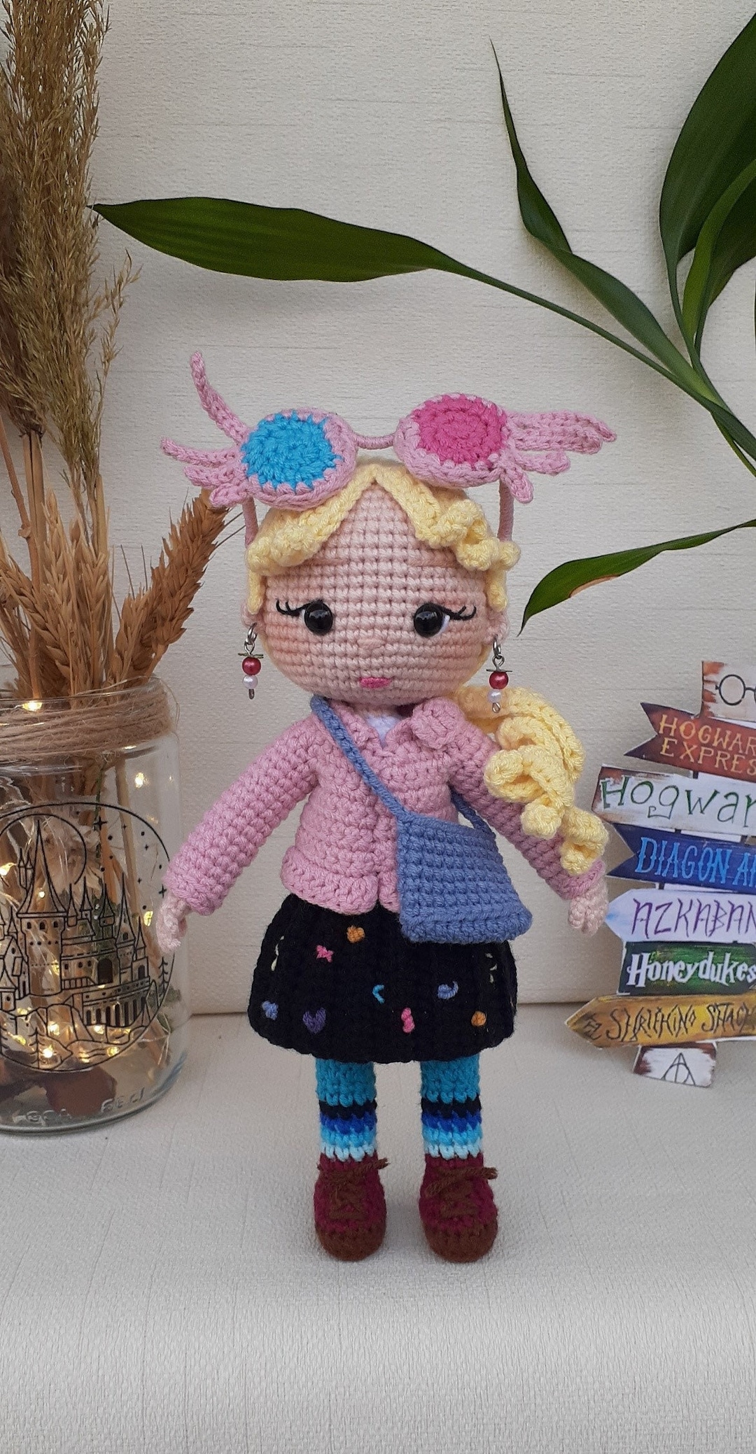 Wizard Luna Dolls Pattern, Crochet Wizard Pattern, Luna Lovegoody Doll ...