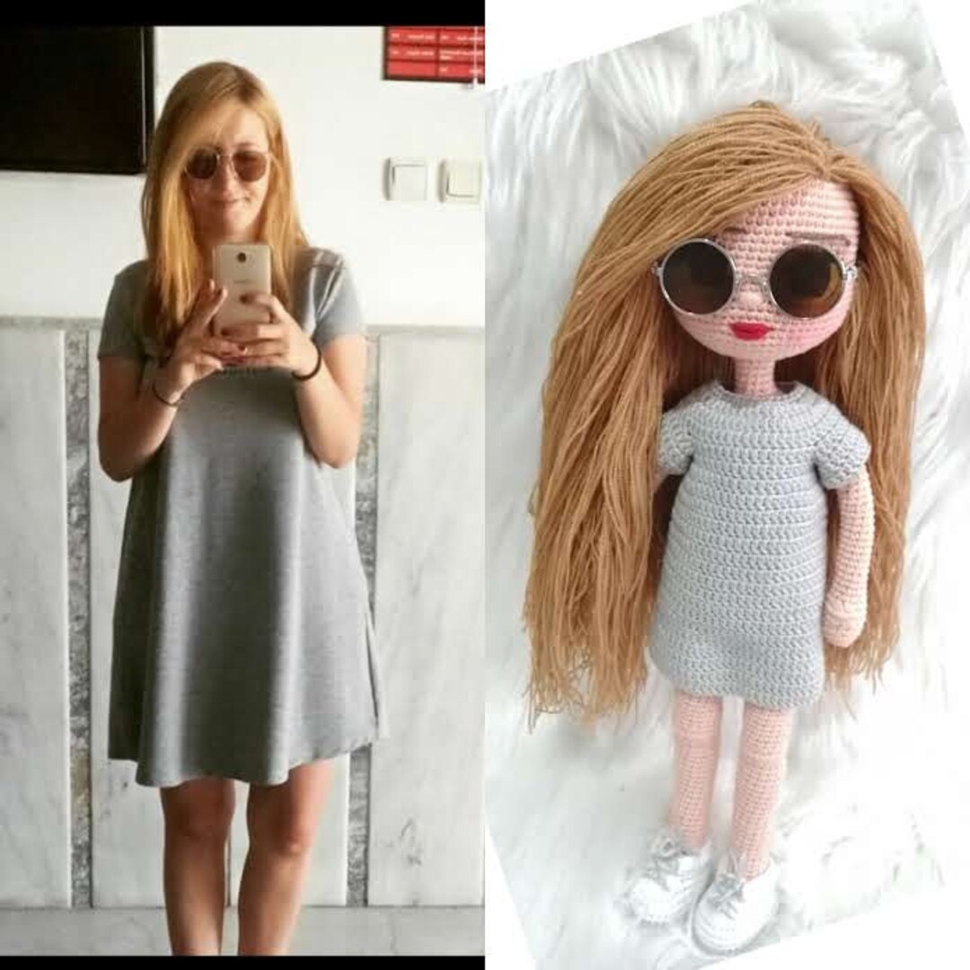 7 Inch Custom Doll Portrait Doll Mini Look a Like Doll - Etsy