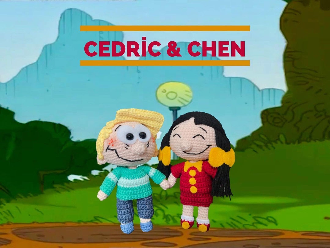 Amigurumi Cédric Characters: Cedric and Chen Dolls, Crochet and Knitted ...