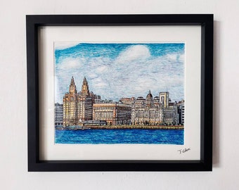 Liverpool Waterfront Print - Etsy UK