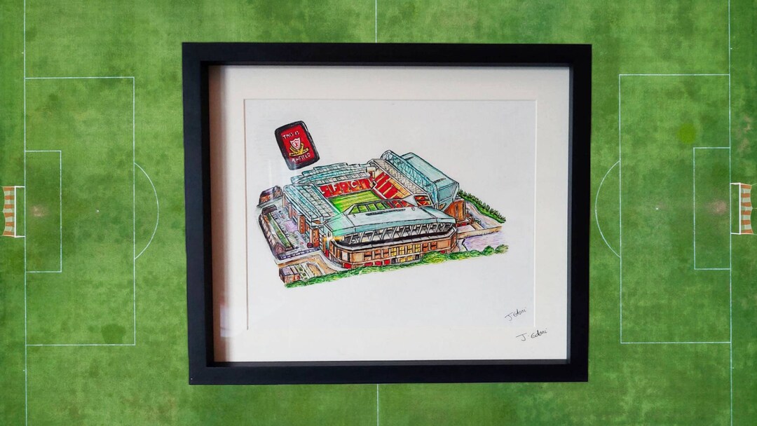 Anfield Stadium Liverpool FC Framed/unframed Gicleè Styled - Etsy