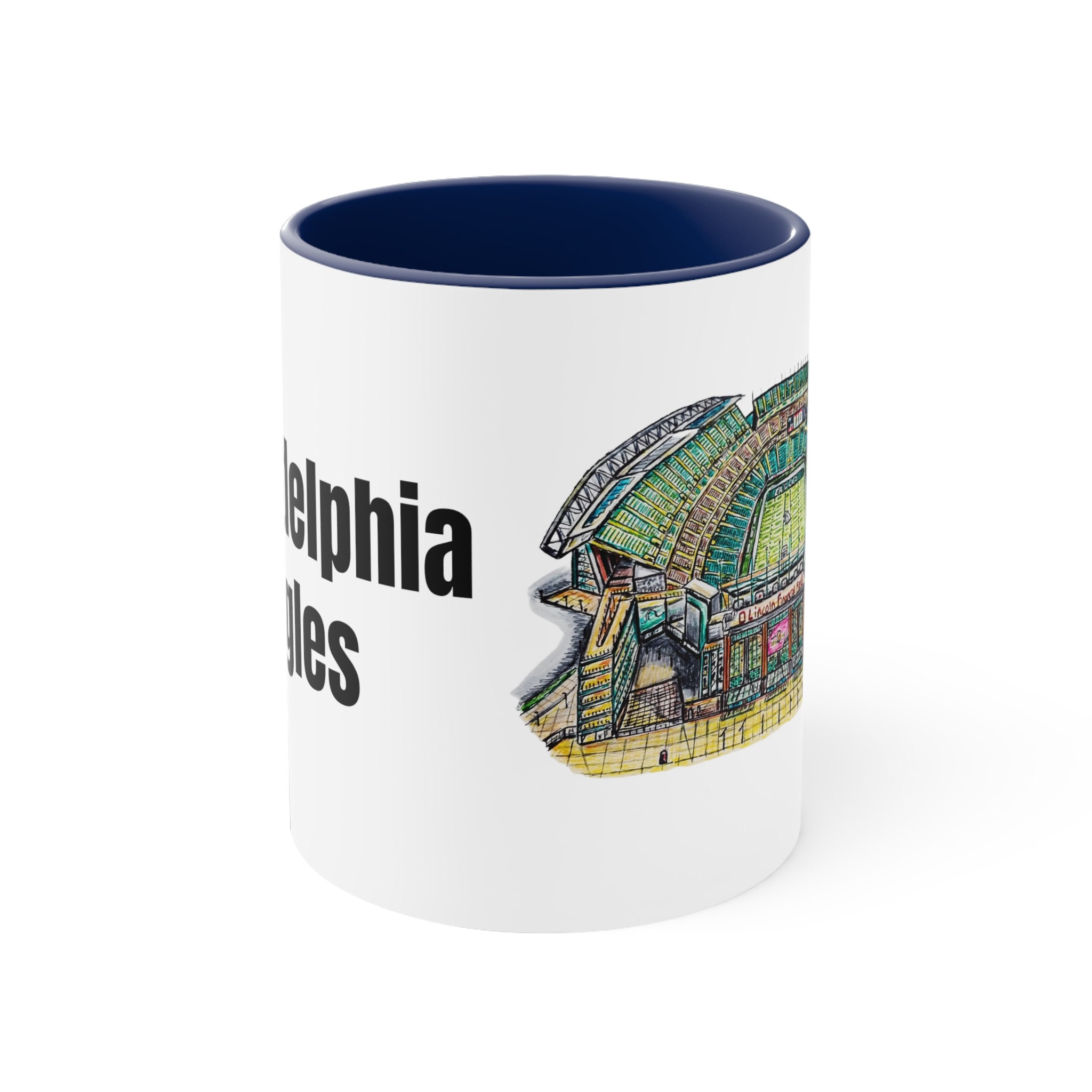 NFL Coffee Mug, 11oz Philadelphia Eagles Stadium Design birthday Gift ...