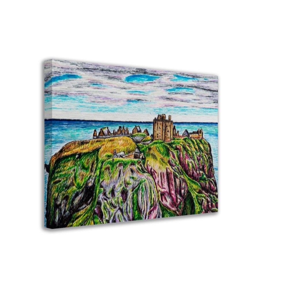 Stonehaven Dunnottar Castle Canvas Art Print Scotland, Art, Gift, Decor ...