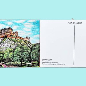 Edinburgh Postcards, Individual, Mixed- Set of 4, 6 and 12 (gift ...