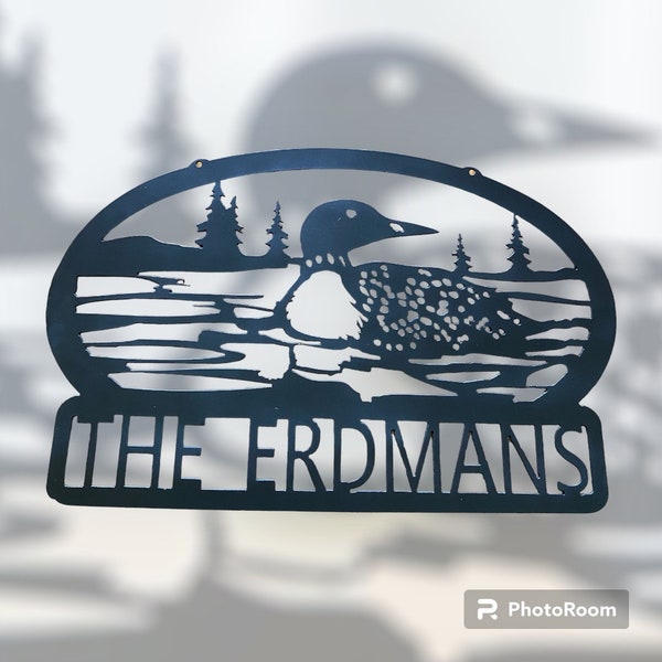 Loon Metal Sign - Etsy Canada