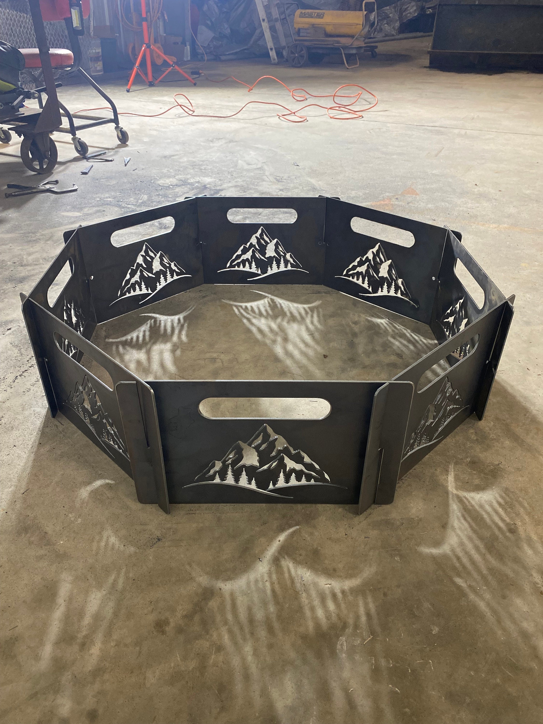 Collapsible Octagon Fire Ring - Etsy