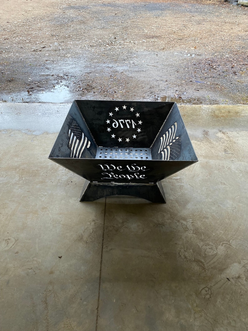 Fully Welded Heavy Duty 32 Personalized Fire Pit - Etsy