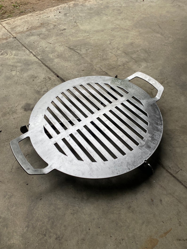Open Fire Camping Grill With Collapsible Legs - Etsy