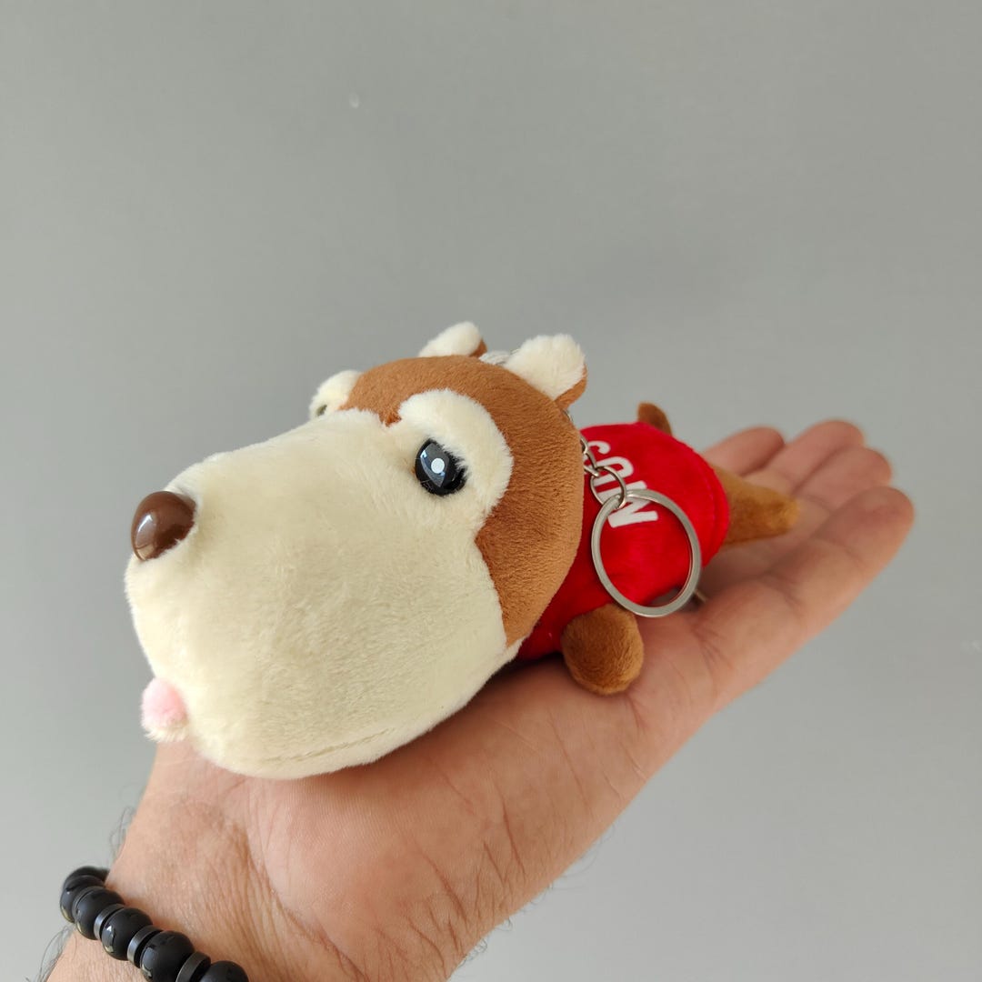 Cute Tongue Out Dog Plush Keychain,dog Bag Ornament,gift Children's ...