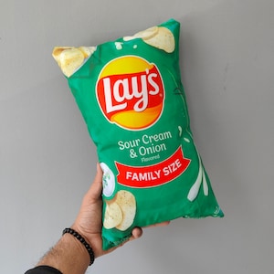 Lays Chips Pillow: Funny Soft Stuffed Novelty Decor - Etsy